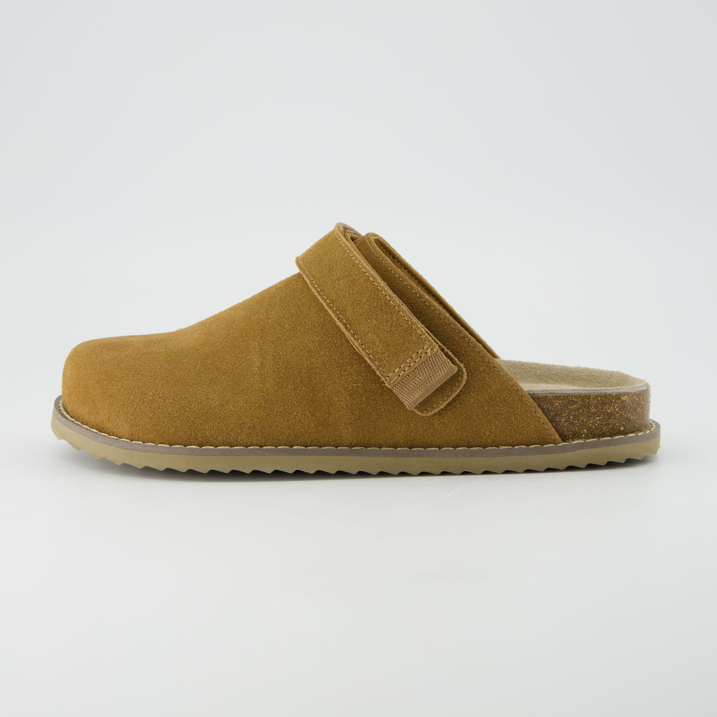 Cushionaire Women's Boulder Genuine Suede Clog With Swivel Strap