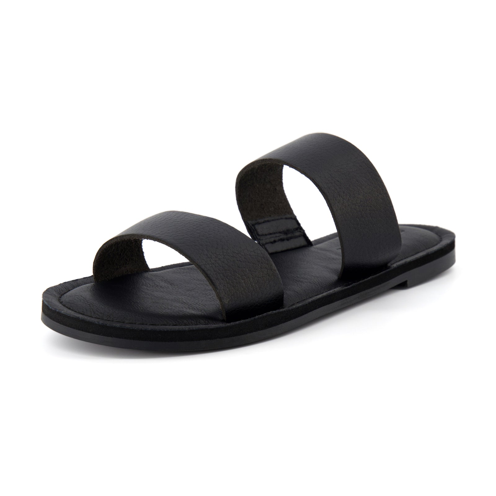 Cushionaire Women's Calico Two Band Slide Sandal