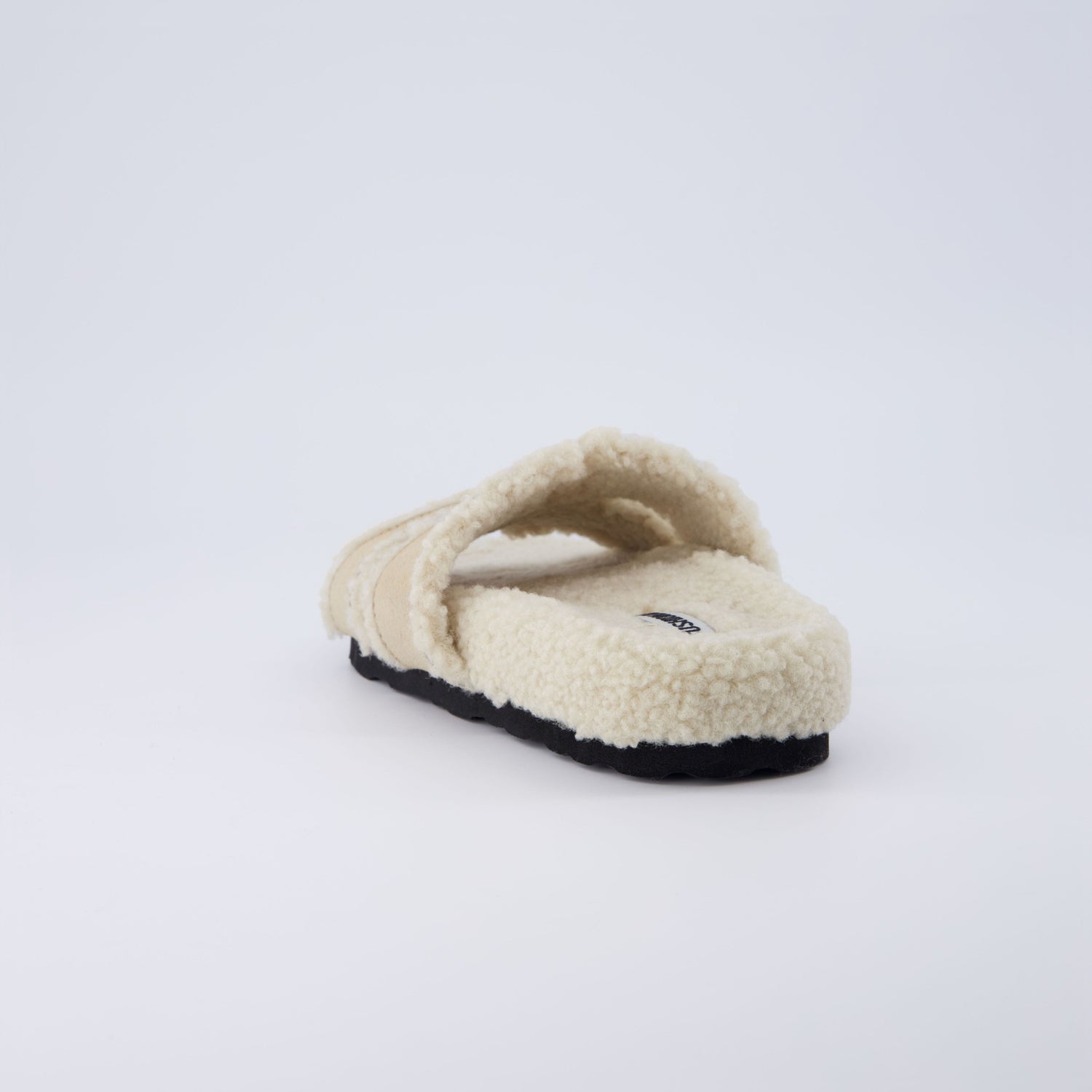 Cushionaire Women's Cuddle Shearling Footbed Sandal