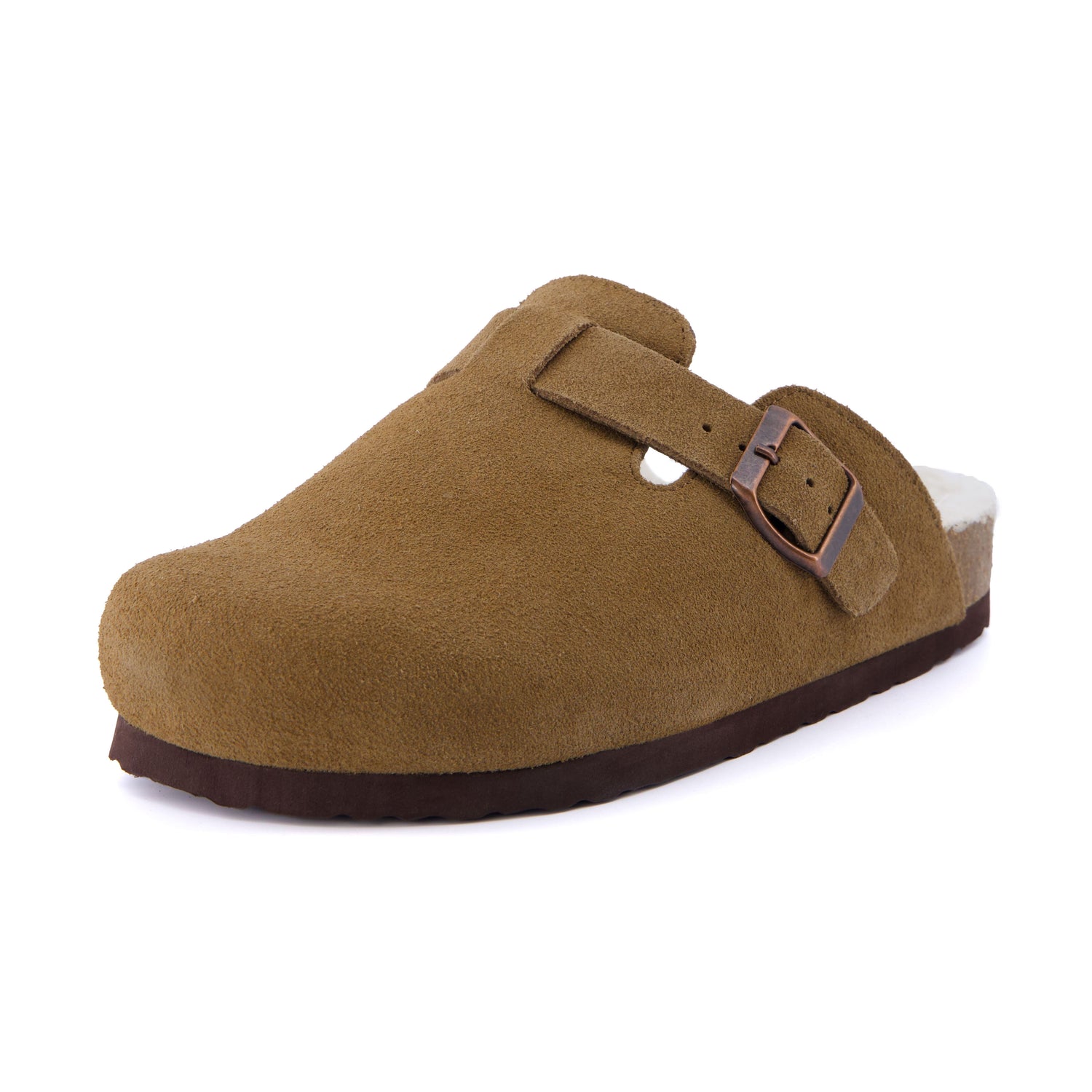 Cushionaire Women's Hana Fur-Lined Clog