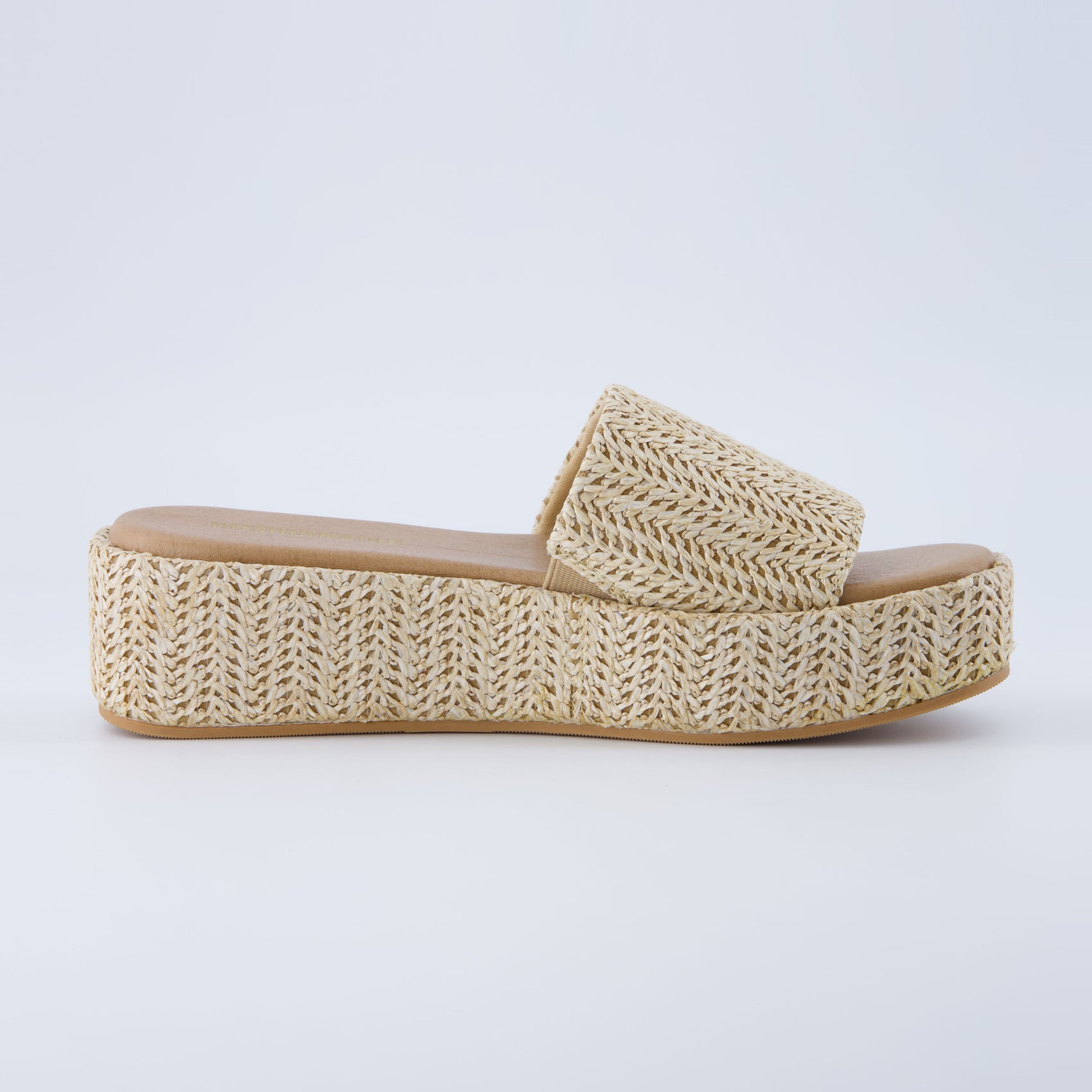 Cushionaire Women's Kudos Platform Slide Sandals – Wedge Sandals for ...