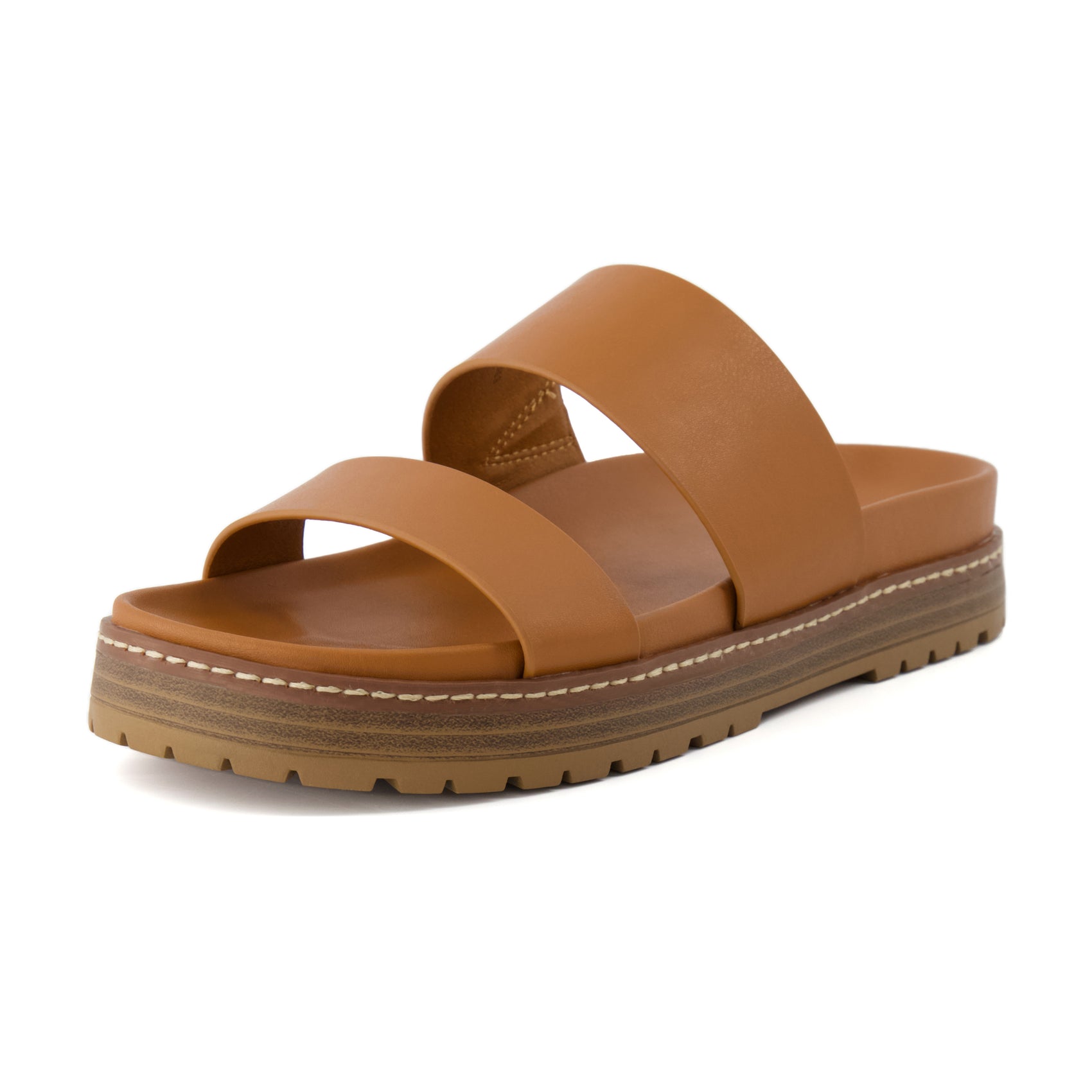 Cushionaire Women's Noho Platform Footbed Sandal