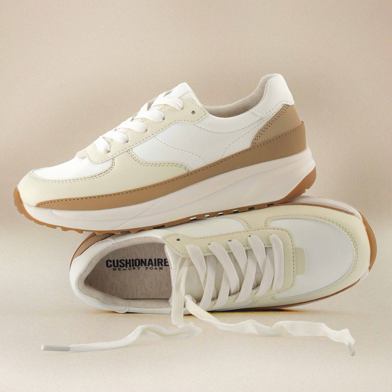 Cushionaire Women's Score Lace-up Sneaker